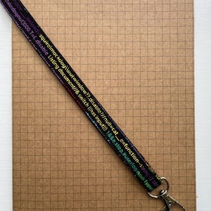 Programming Code/ Computer Fabric Lanyard - Etsy