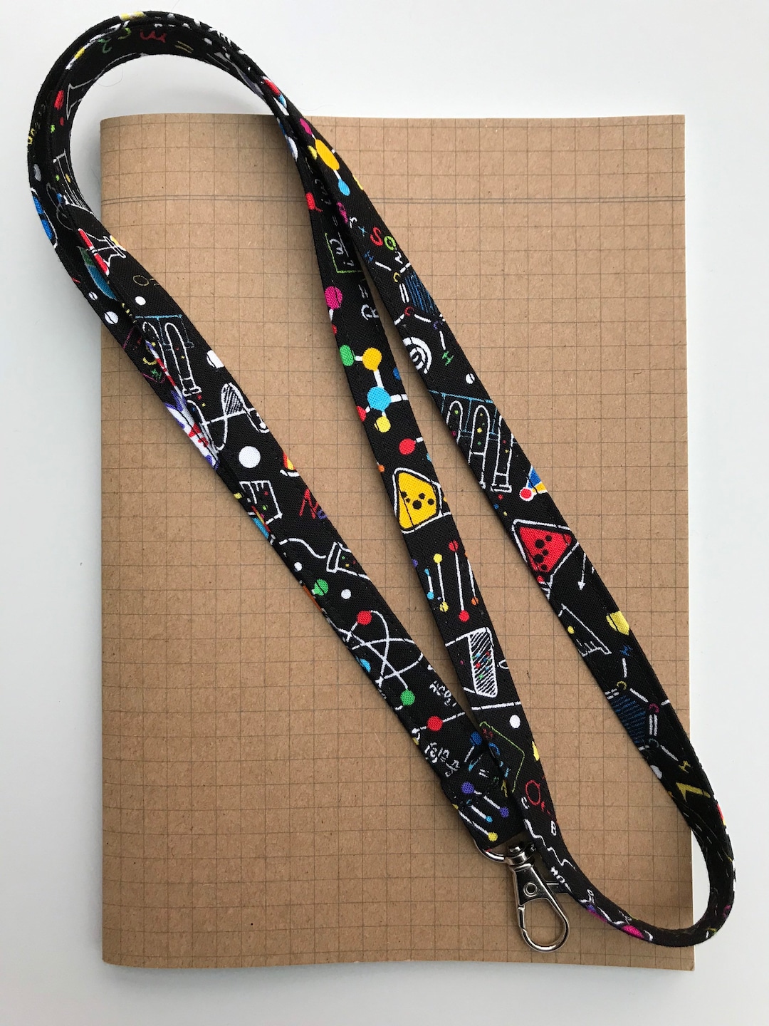 Black Science/ Chemistry/ Biology Teacher Skinny Fabric Lanyard - Etsy