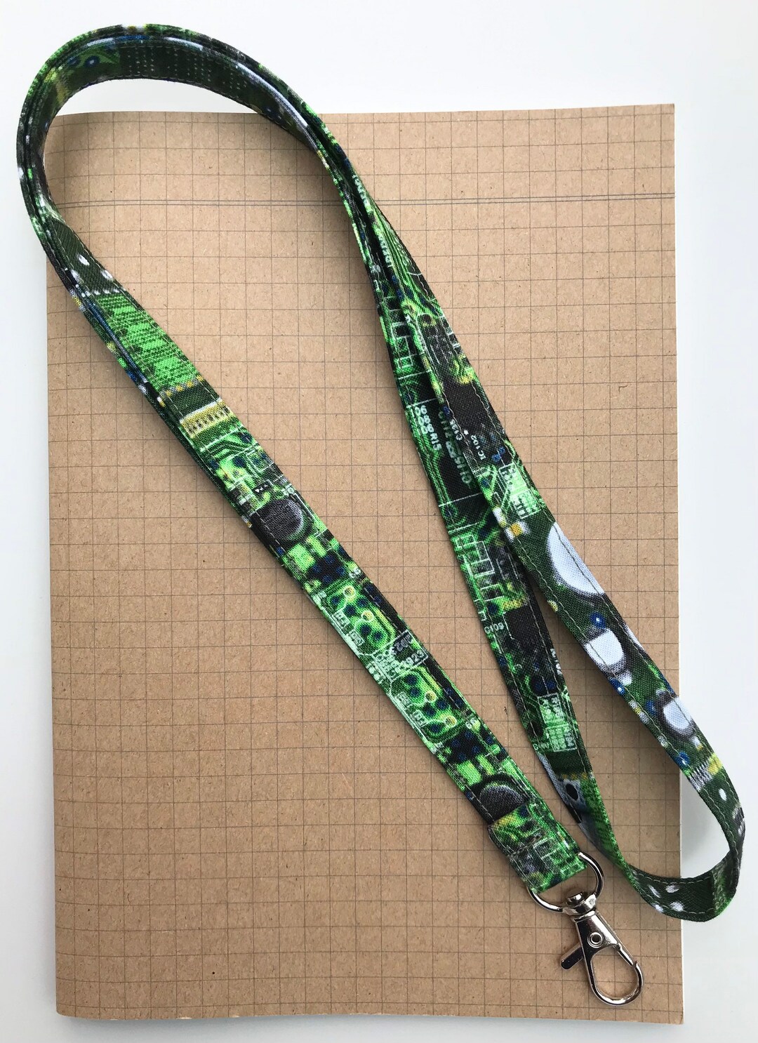 Computer Circuit Board Fabric Lanyard - Etsy
