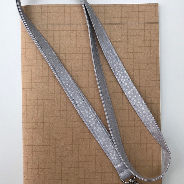 Silver Lanyard - Etsy