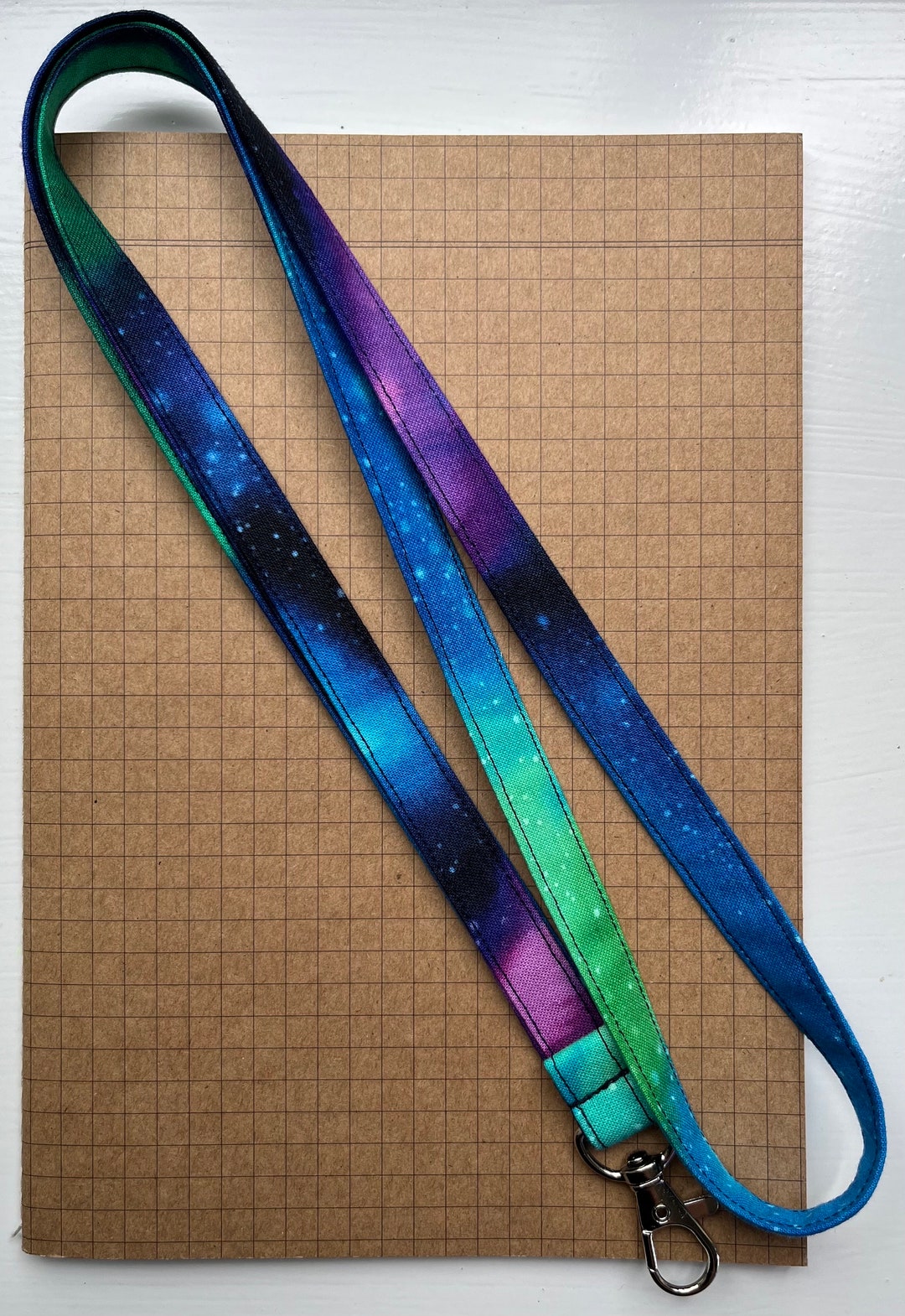 Northern Lights Aurora Fabric Lanyard - Etsy