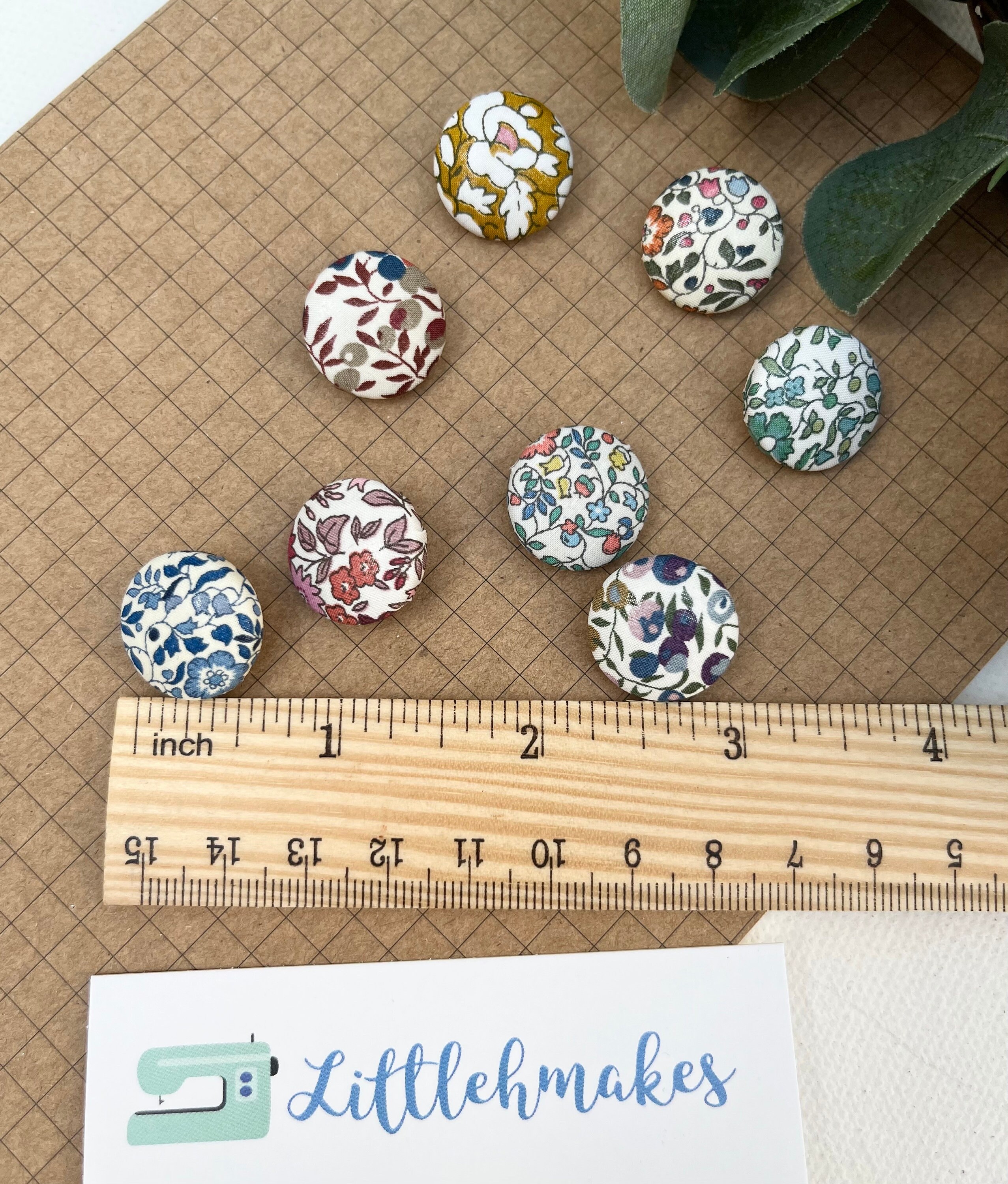 Pick and Mix Liberty Fabric Buttons - Etsy