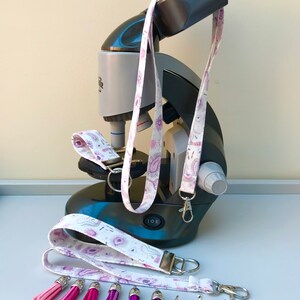 Microbes/ Biology/ Science/ STEM Fabric Lanyard - Etsy UK