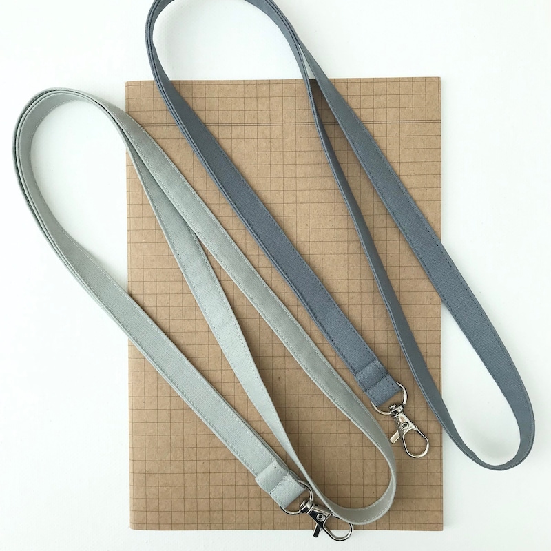 Gray Lanyard - Etsy