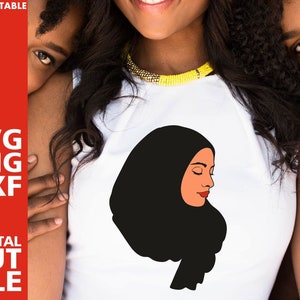 Muslim Woman Svg Hijab Svg Islam Nubian Muslimah Wear - Etsy