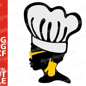 Black Girl Svg, Chef Svg, Cook, Earrings , Melanin, Black Woman Svg ...