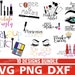10x Make up Bundle Svg, Mascara Svg , Eye Svg, Lipstick Svg, Makeup Svg ...