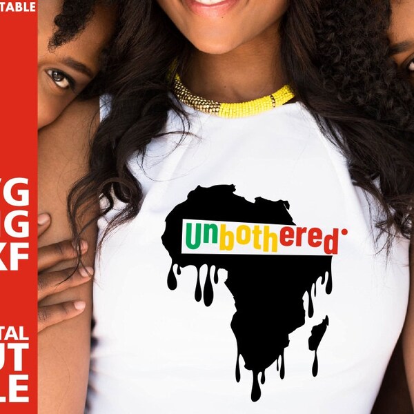 Unbothered Svg - Etsy