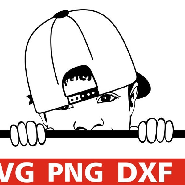 Peek a Boo Girl Svg - Etsy
