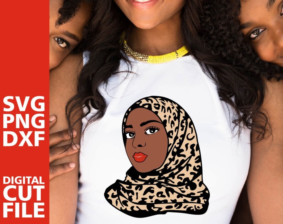 Muslim Woman Svg, Hijab Svg, Islam, Nubian, Muslimah Wear, Jilbab ...