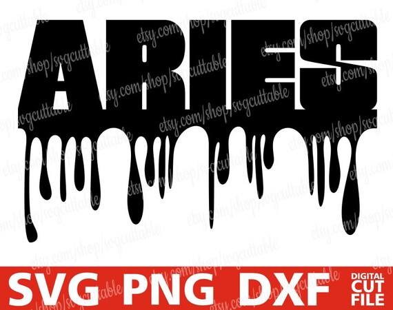 Aries Svg Zodiac Sign Svg Dripping Svg Black Woman Svg - Etsy India