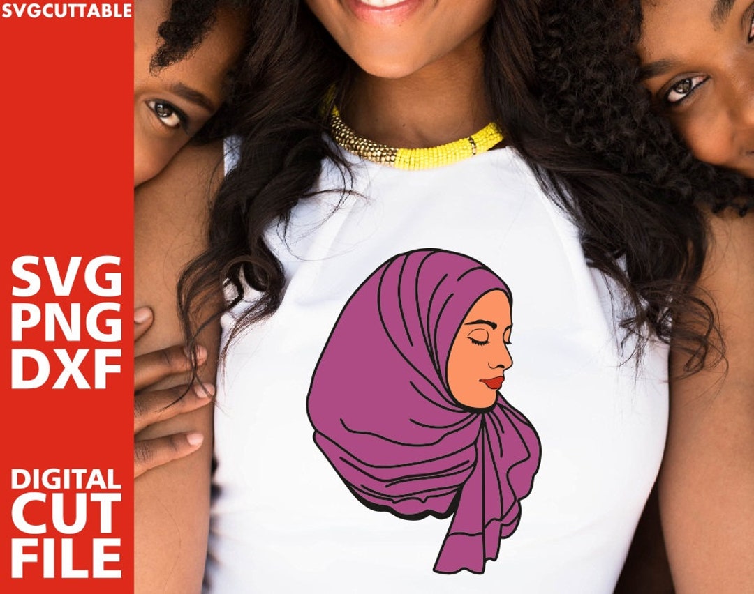 Muslim Woman Svg, Hijab Svg, Religious Vector, Islamic Woman Svg ...