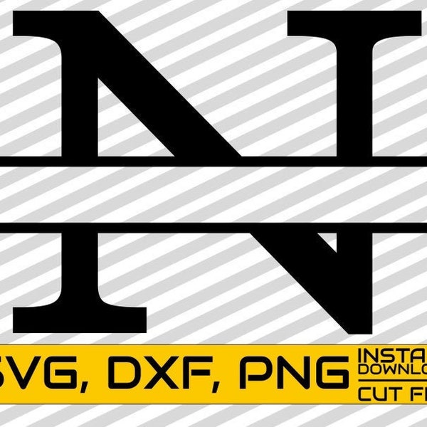 Split Letter a Svg - Etsy