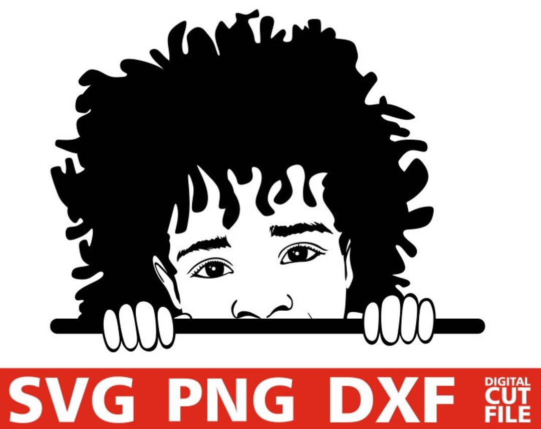 Peeking Boy With Afro Hair Svg, Peek a Boo Black Boy,black Kids Svg ...
