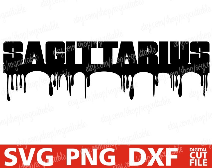 Sagittarius Svg Zodiac Sign Svg Dripping Svg Black Woman - Etsy