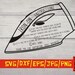2x Iron on Instructions Svg Care Instruction Cards Svg - Etsy