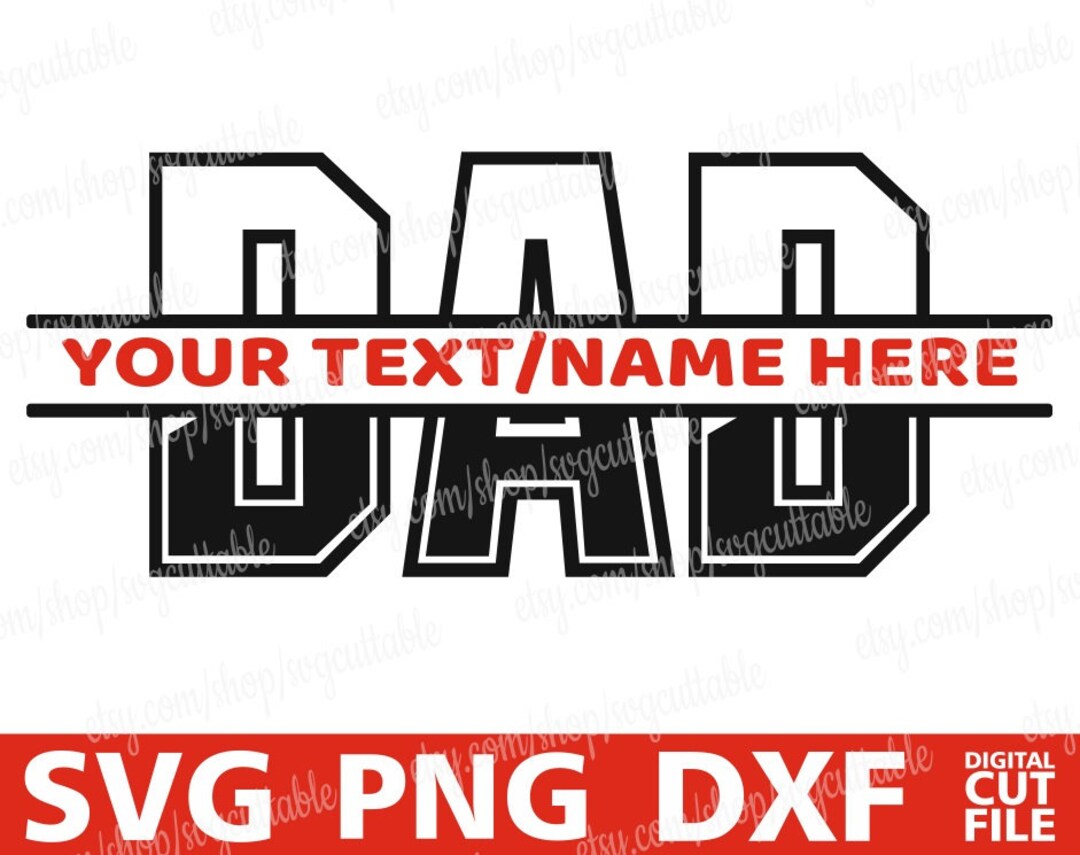 Dad Monogram Svg Daddy Svg Father's Day Svg Man Svg - Etsy