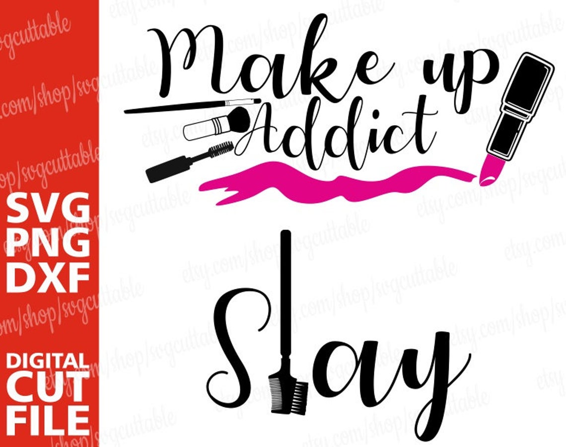 10x Make up Bundle Svg Mascara Svg Wake up and Make up Svg | Etsy