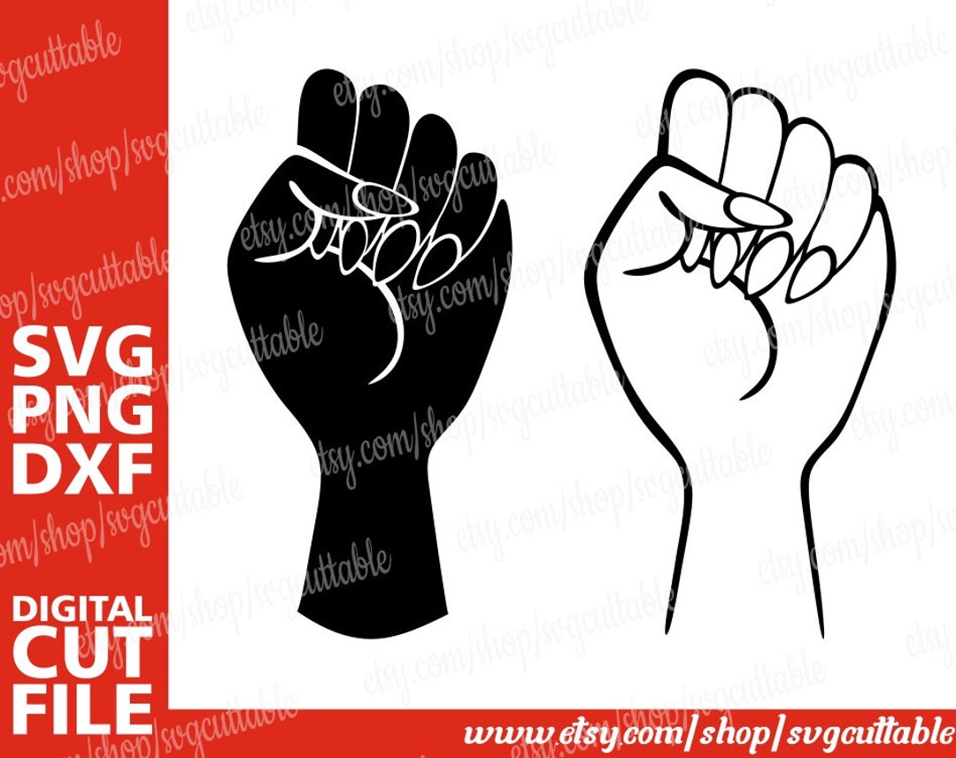 Black Fist Svg, Fist Svg, Melanin Png, African American, Black History ...
