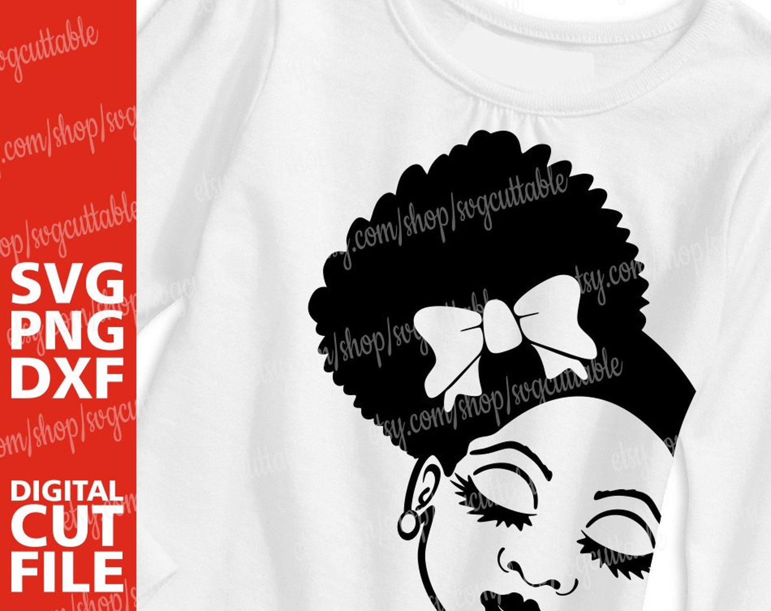 Cute Black Girl Svg Afro Woman Svg Afro Bun Svg Natural - Etsy