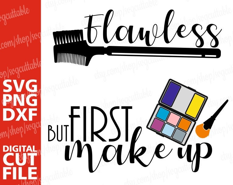 10x Make up Bundle Svg Mascara Svg Wake up and Make up Svg | Etsy