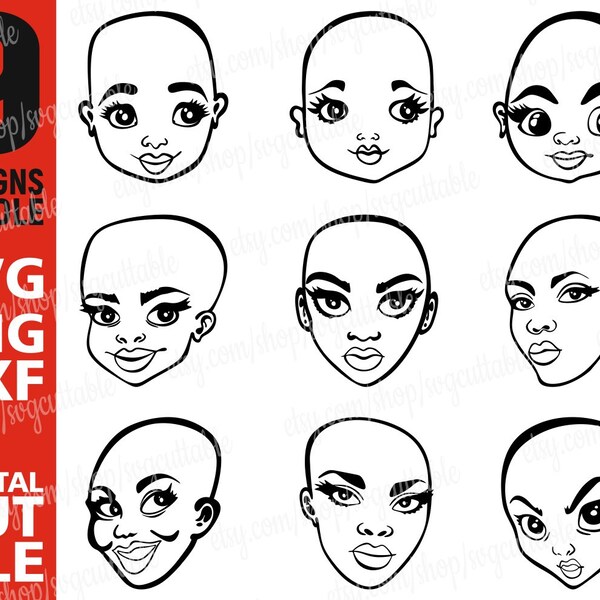 Bald Girl - Etsy