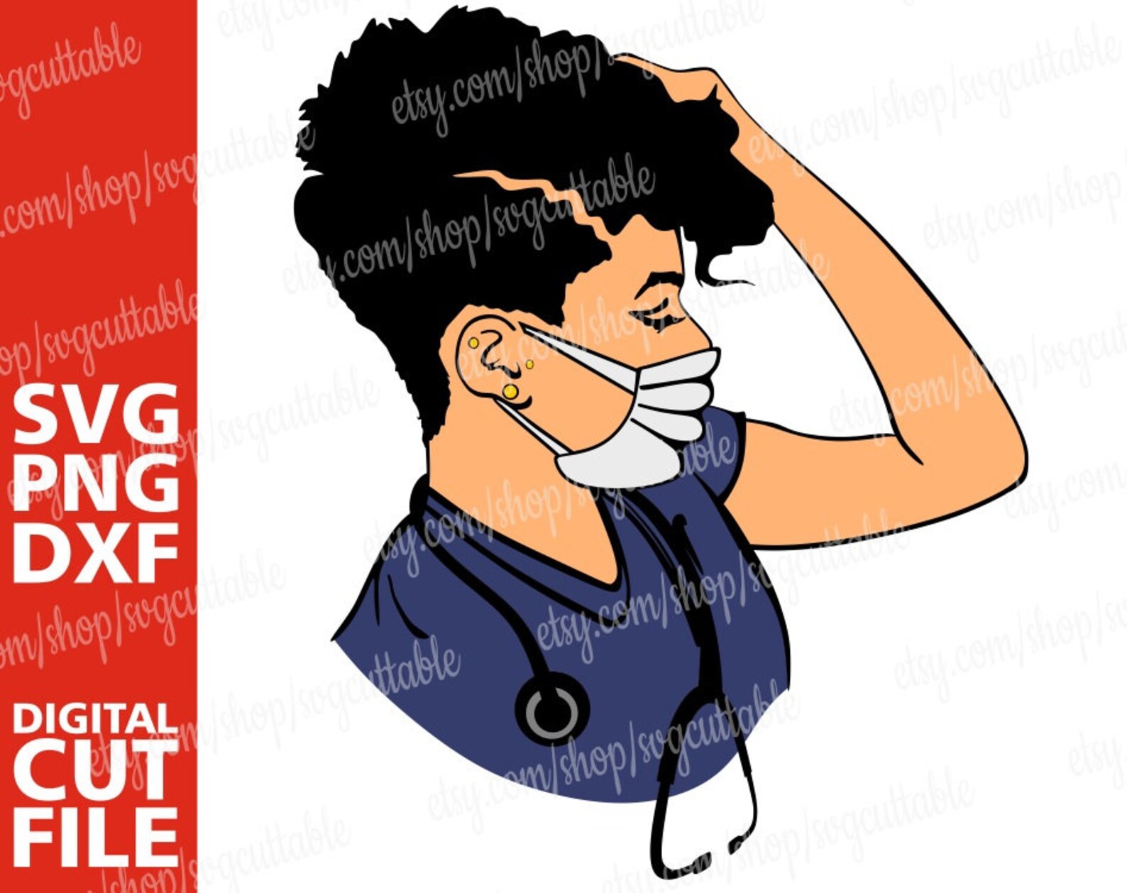 Paramedic Svg, Hospital Svg, Nurse Stethoscope, Black Woman, Life ...