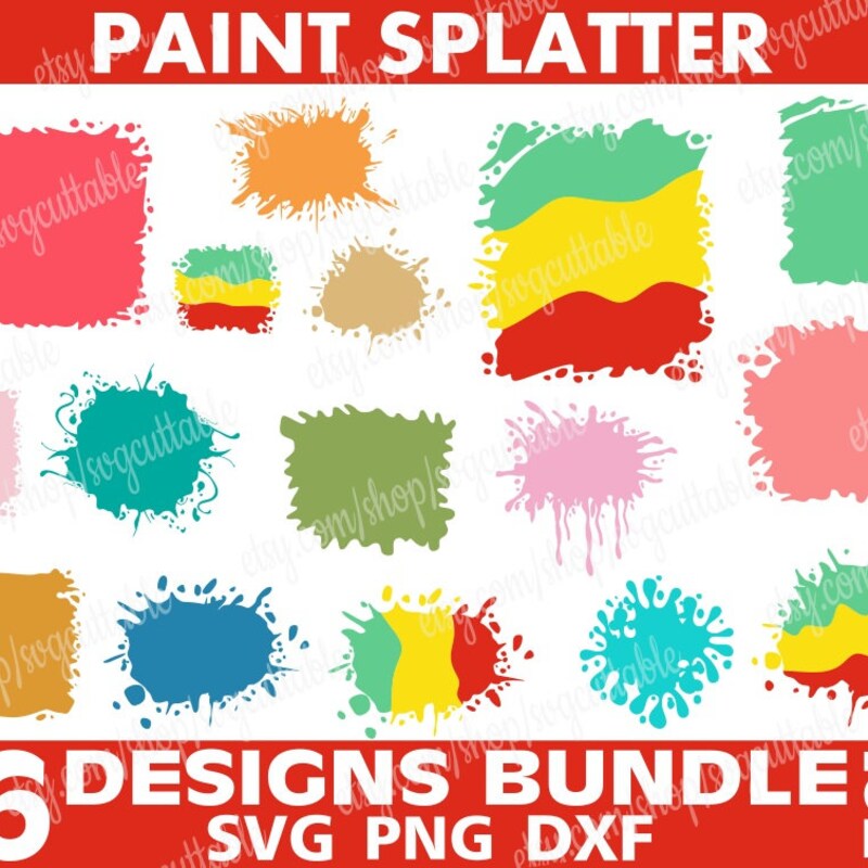 Paint Svg - Etsy
