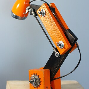 Dieselpunk - Loft - Industrial - Table Lamp Bicycle - Etsy