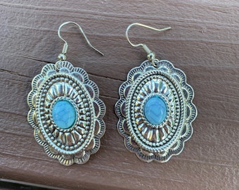 Concho earrings | Etsy