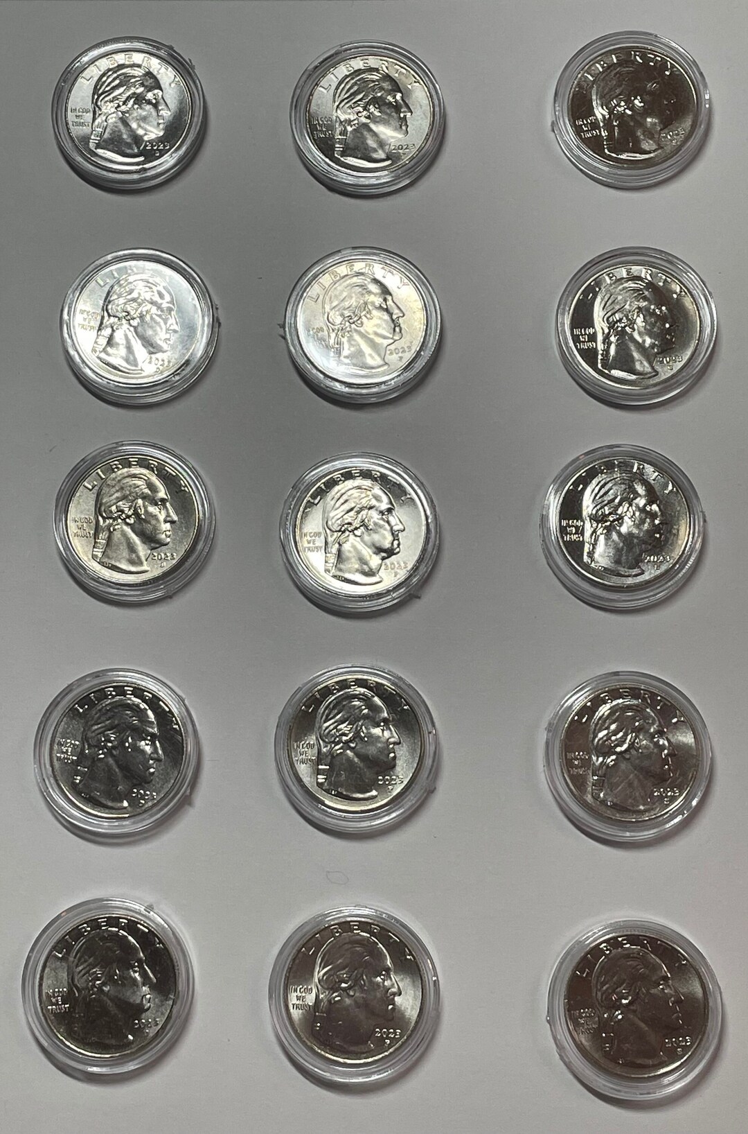 2023 P D S 15-coin American Women Series U.S. Mint Quarters (BU) in ...