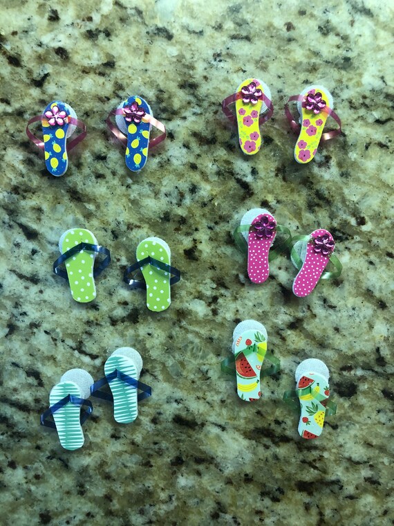 Cochlear Implant Decor Flip Flops - Etsy UK