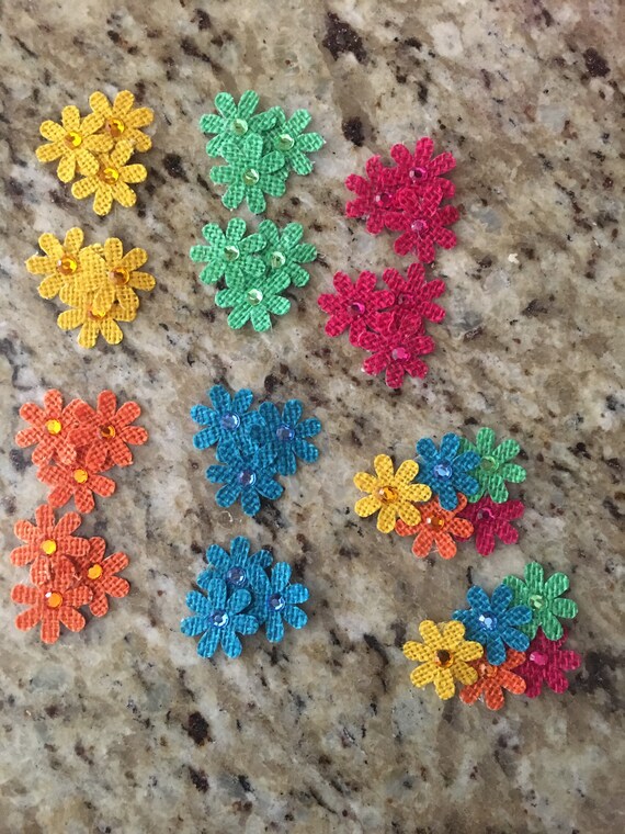 Cochlear Implant Decor for Kids Colored Burlap Flowers | Etsy