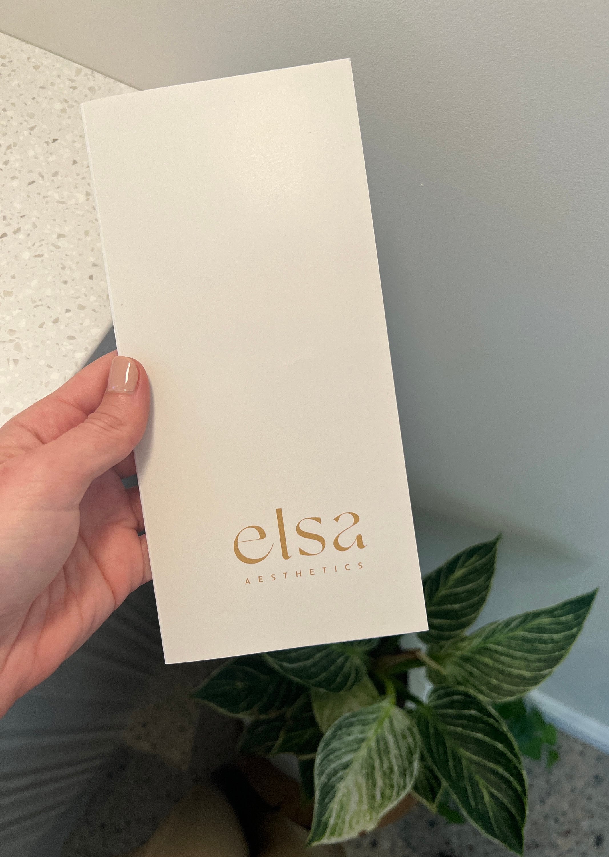 Minimalist Trifold Brochure Pamphlet, Editable Template for Skincare ...