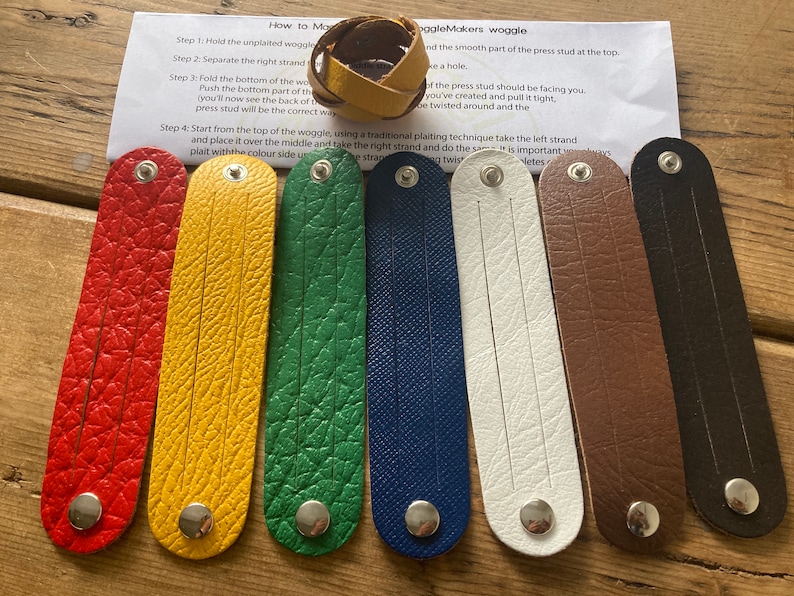 Handmade Leather Scout Woggle DIY Activity Pack - Etsy UK