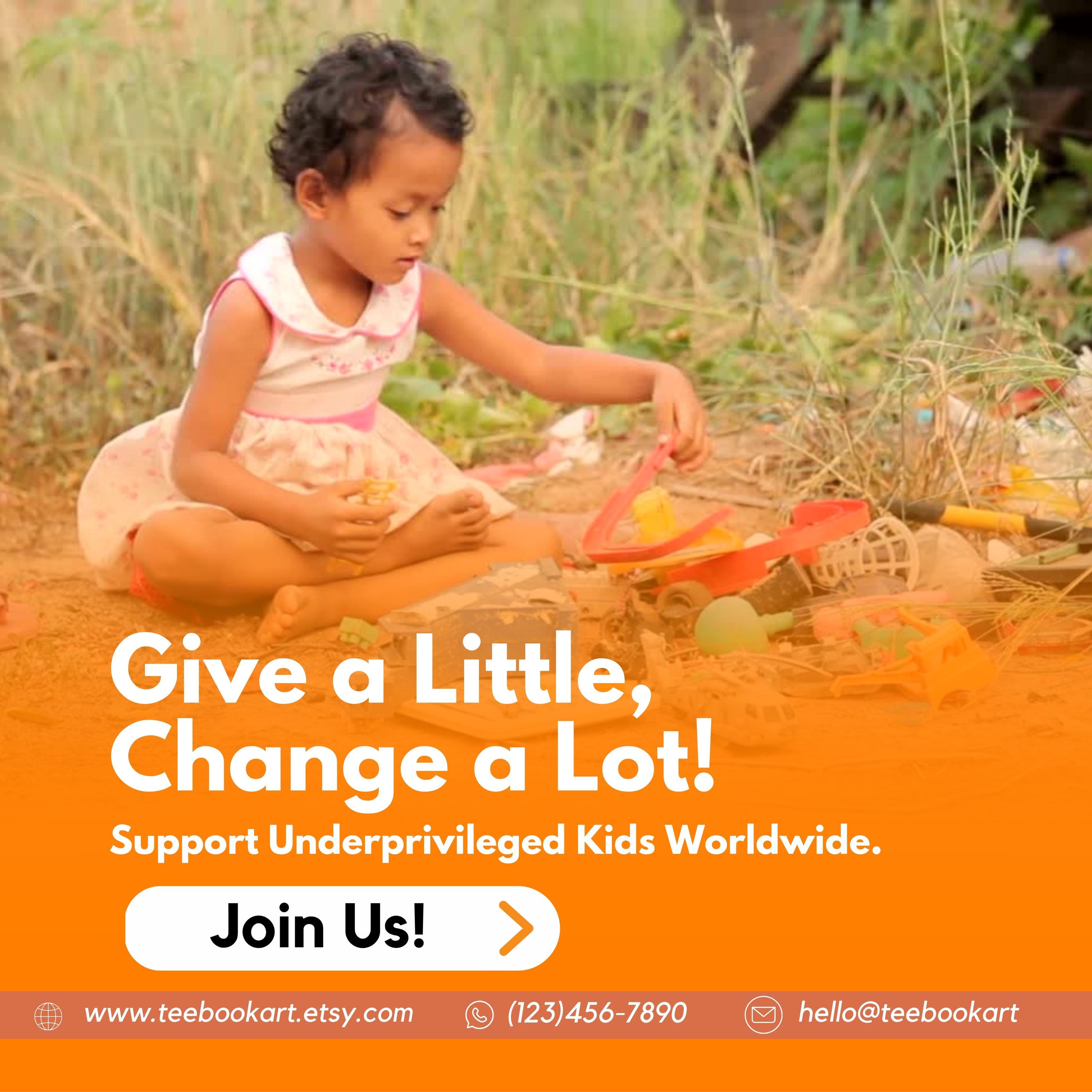 Charity Digital Flyer Bundle | Donation Ad Campaign Templates for ...