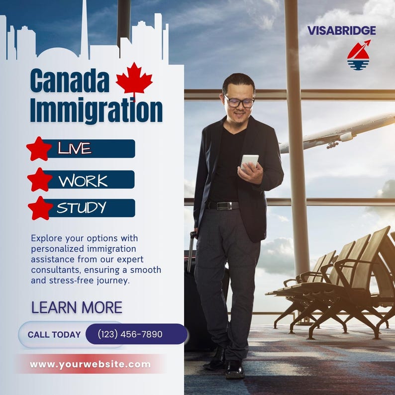Canada Legal Marketing |immigration Service Flyer Template | Attorney ...