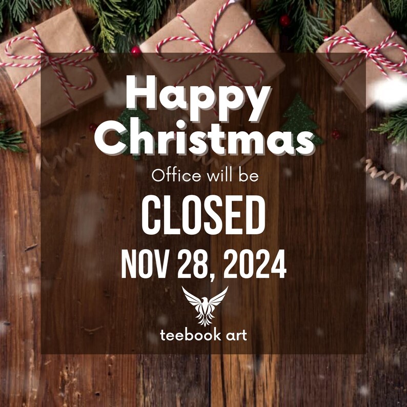 Holiday Office Closure Template | Christmas Closure Email Notice ...