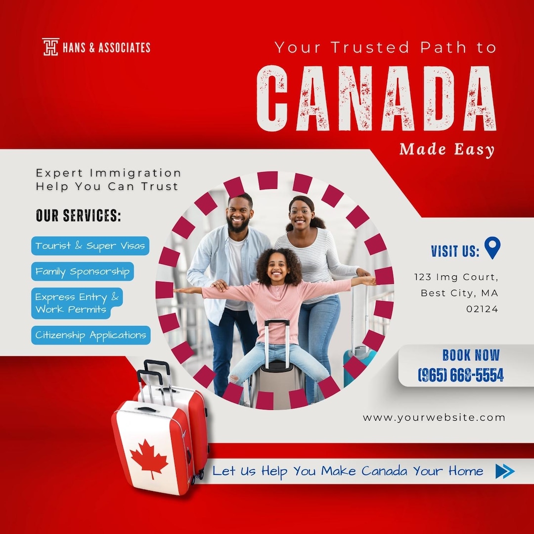 Immigration Service Template Canada CITIZENSHIP Digital Flyer ...