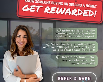 Real Estate Referral Flyer Template | Editable Canva Post to Boost ...