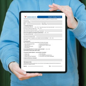 Bilingual Immigration Intake Form – English & Spanish Canva Editable ...