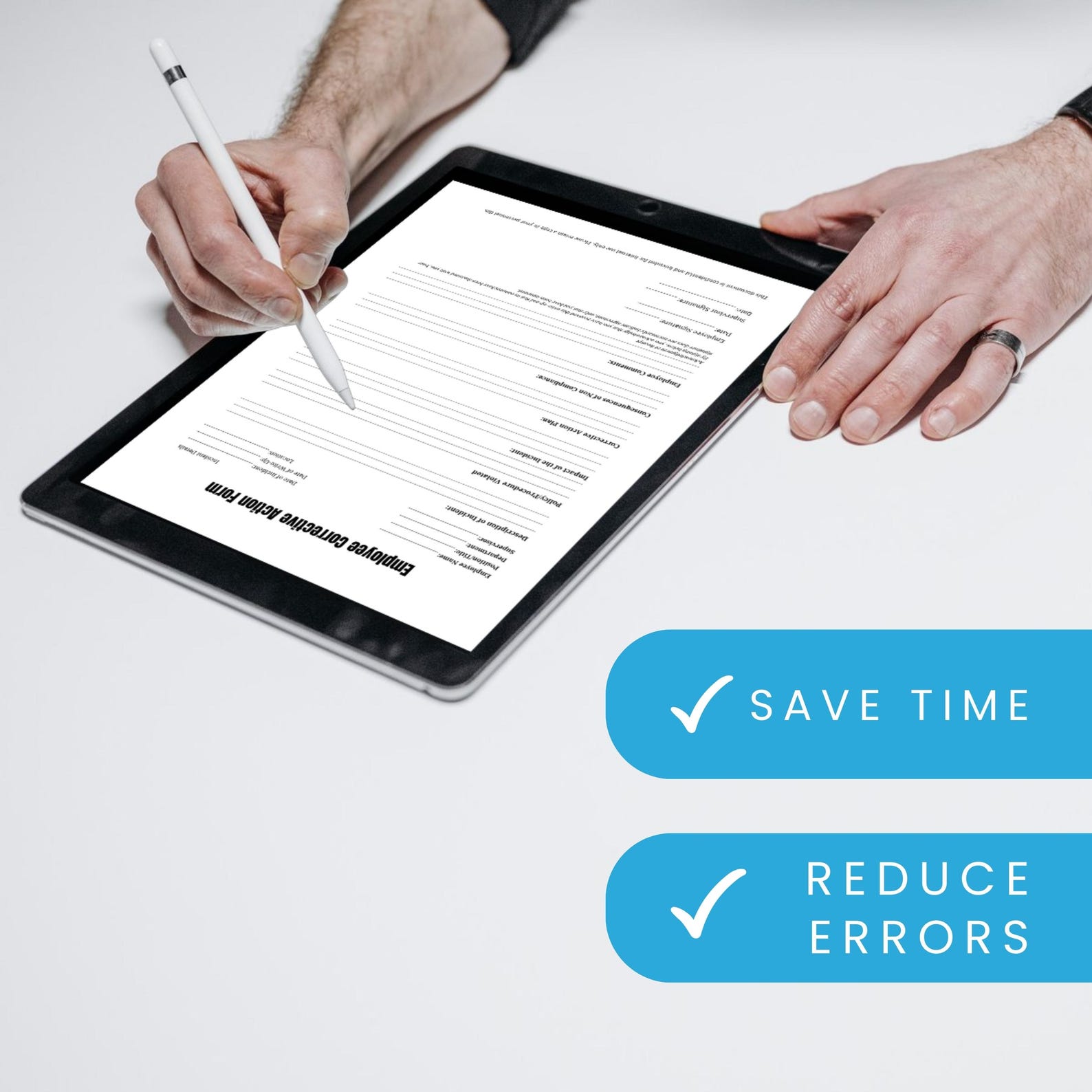 Employee Corrective Action Form Template – Editable Disciplinary ...