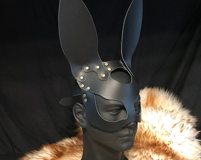 Brown Rabbit Mask Handmade - Etsy