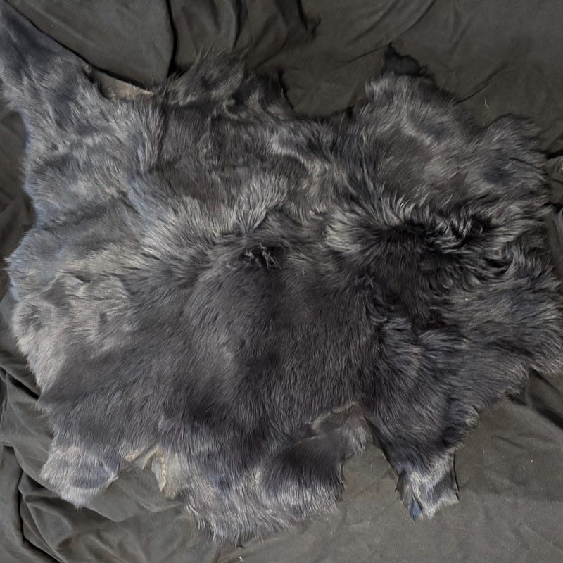 Blue Fur Hide - Etsy UK