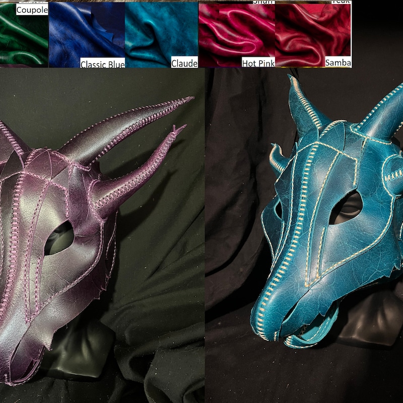 Leather Skull Mask - Etsy