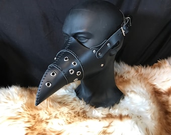 Half Plague Doctor Mask - Etsy