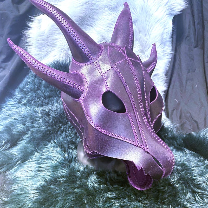 Dragon Face Mask - Etsy