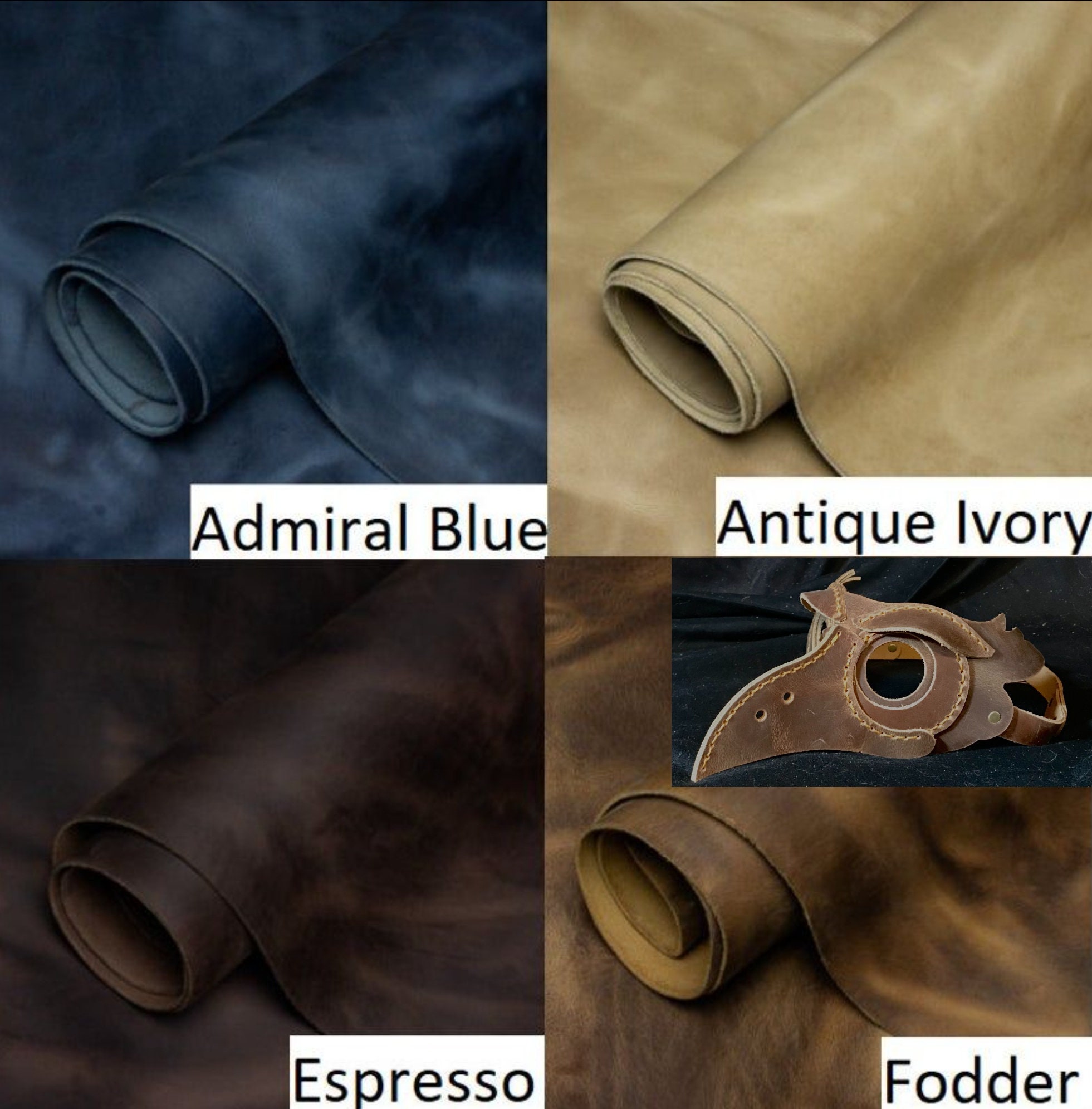 Steampunk Hand Stitched Genuine Leather Crow Eagle or Owl - Etsy