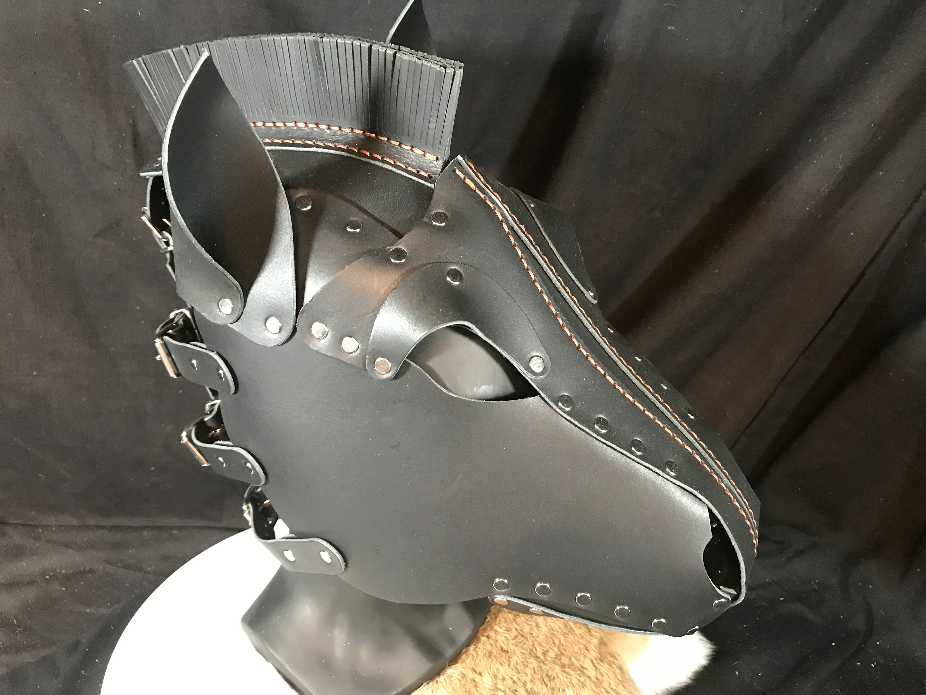 Genuine Leather Handmade Horse Pony Mask PetPlay Pet Play | Etsy