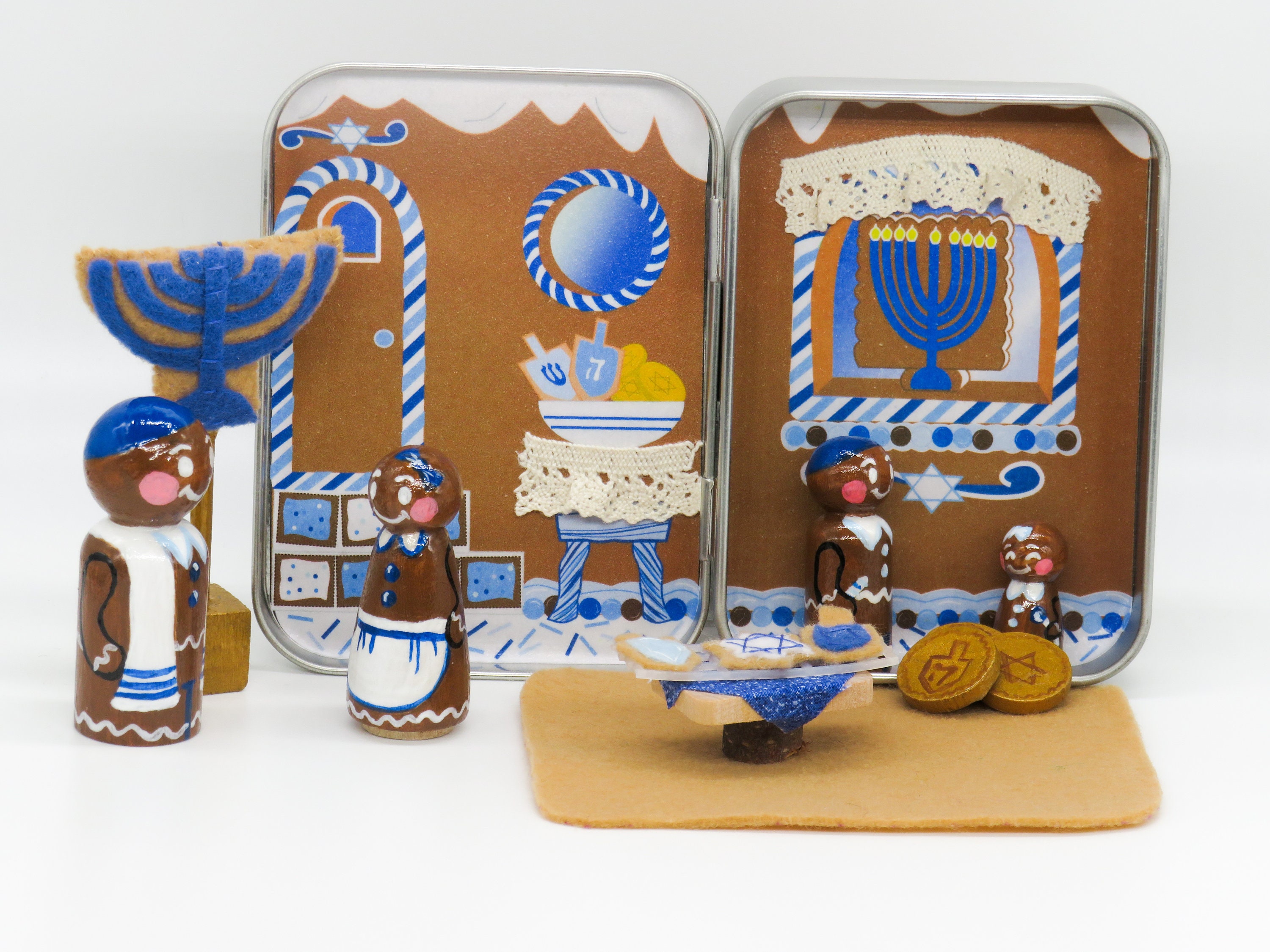 Hanukkah Gingerbread House Hanukkah Chanukah Jewish - Etsy